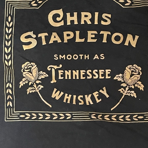 Tops | Chris Stapleton Tshirt Size Women Medium Smooth As Tennessee ...